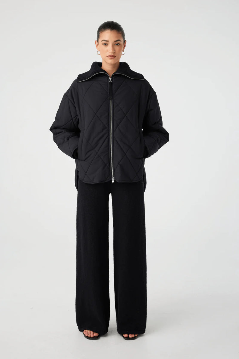 Arcaa Reece Quilted Jacket Black – Aloha Eve